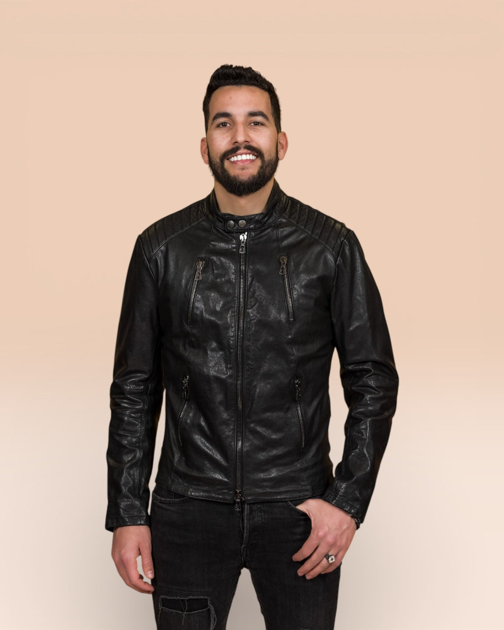 Benheart - Premium Black Leather Jacket - DRISS – Benheart | Made in ...